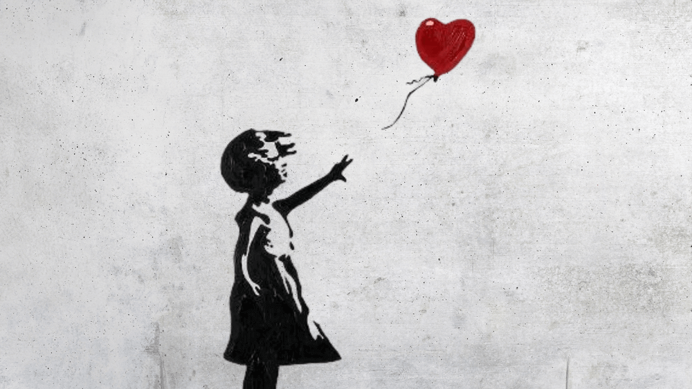 Banksy Graffiti: Het verhaal van het meisje met de ballon - KunstLoft